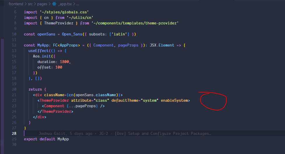 Theme Provider with AOS Configuration Not working · Issue #1745 · shadcn-ui/ui · GitHub
