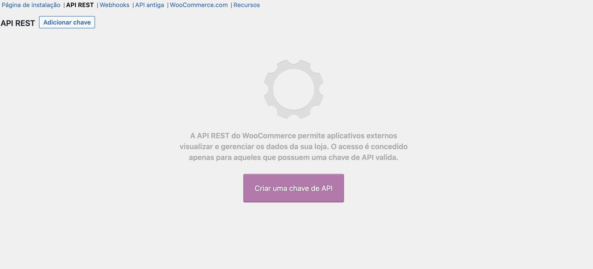 Create Rest Api Credentials page Blank · Issue #36754 · woocommerce/woocommerce · GitHub