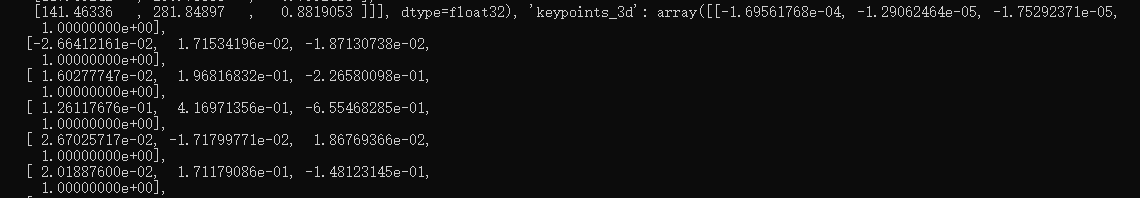 Aboout the elements of 3d kepoints array · Issue #2245 · open-mmlab ...
