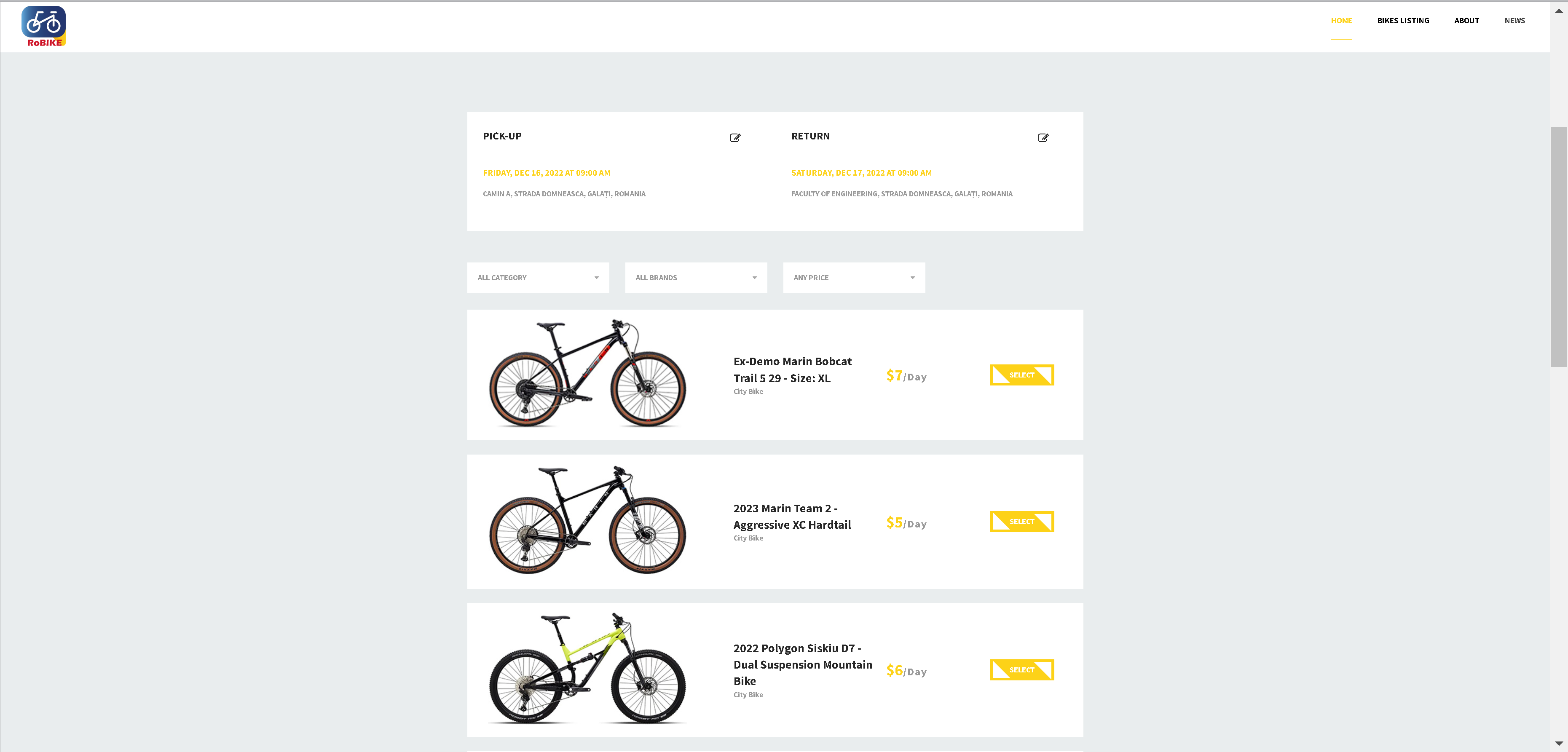 GitHub - BangerDevZone/Bicycles-Rental-Website