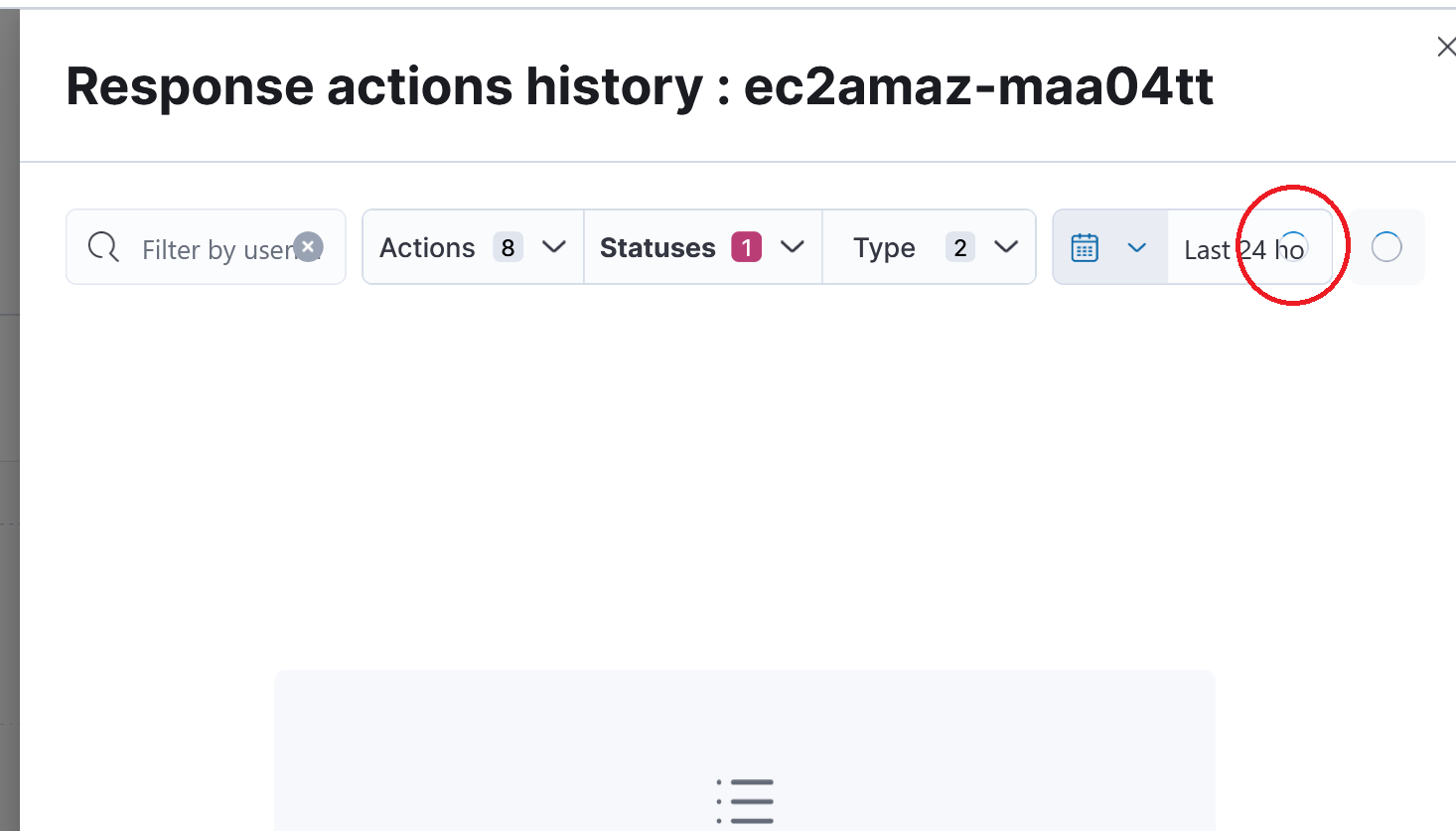 [Defend Workflows]Loading icon overlapping the date quick select fields text. · Issue #164031 ...