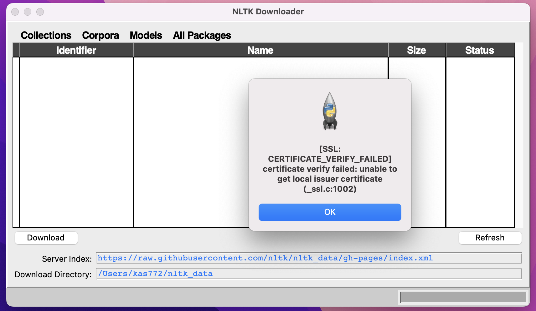 Resource punkt not found. · Issue #72 · srbhr/Resume-Matcher · GitHub