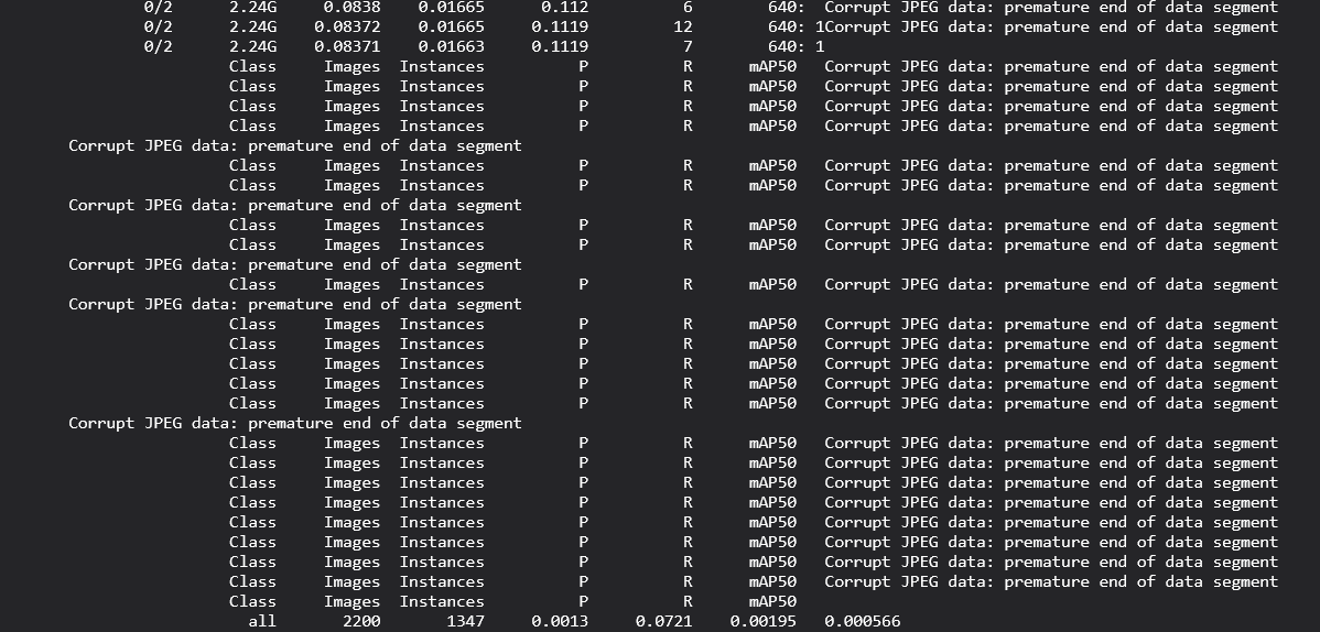 Abnormal output in Kaggle · Issue #10561 · ultralytics/yolov5 · GitHub