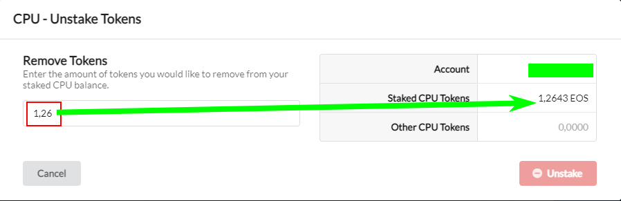 Unstake option - (comma - dot issue) · Issue #1193 · greymass/anchor · GitHub
