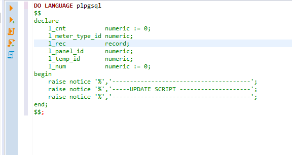 Unable to run plpgsql code with version 6.2.3.2.xx · Issue #7052 ...