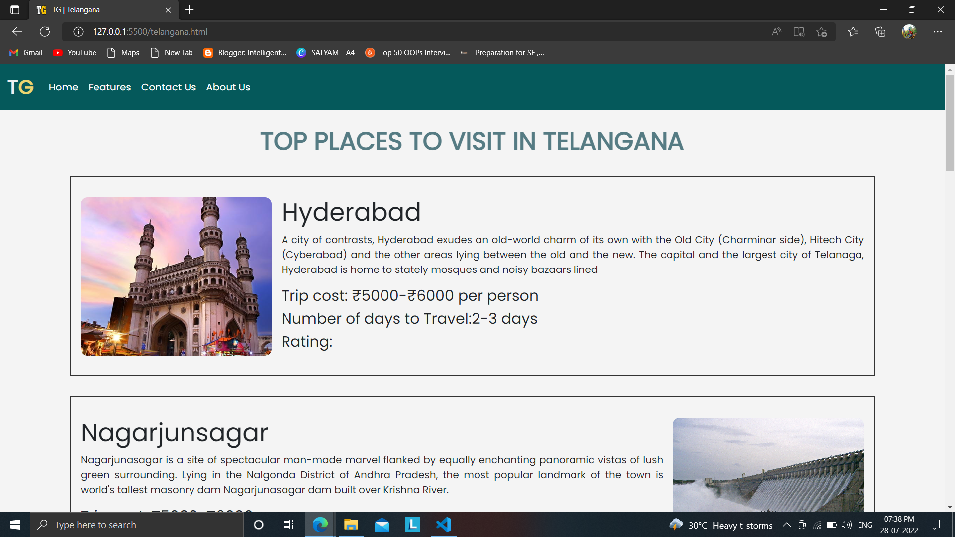 GitHub - Satyam192/Tourist-Guide-Website