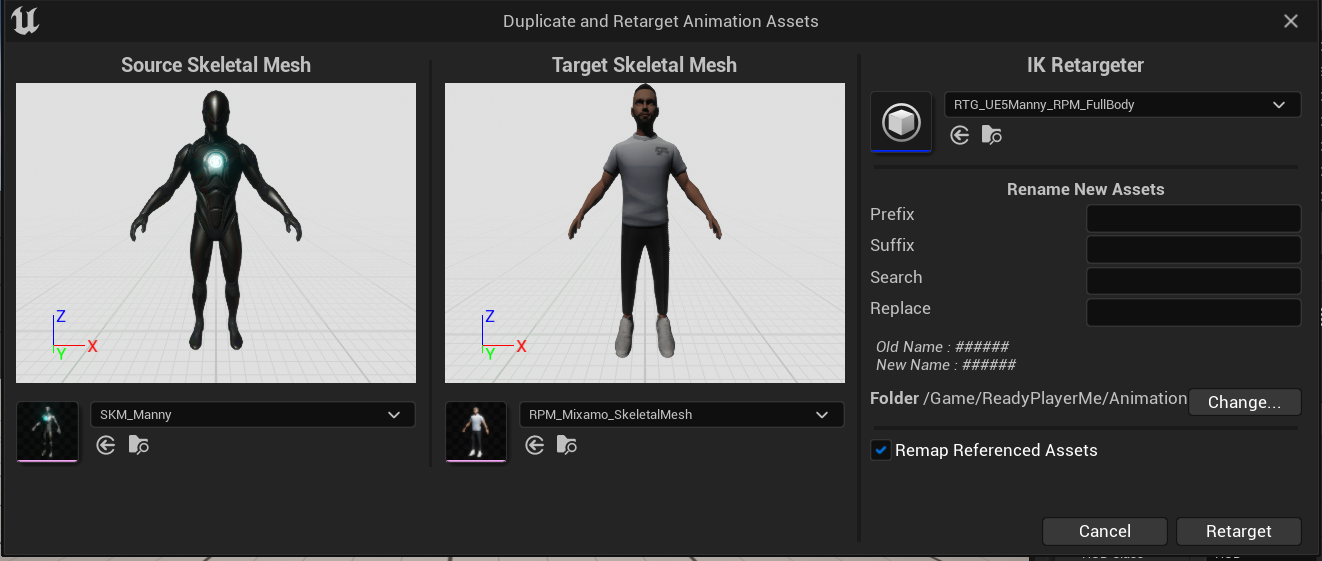 GitHub - MikhailReznov/UE5-ThirdPerson-Example: UE5 ReadyPlayerMe Third Person Example