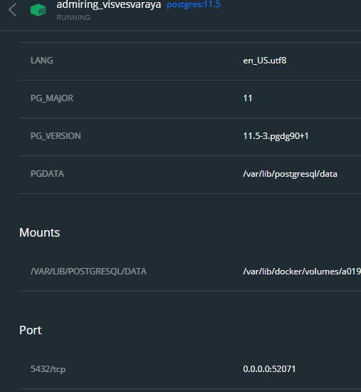 Database Random Port Mapping Does Not Work · Issue 386 9662