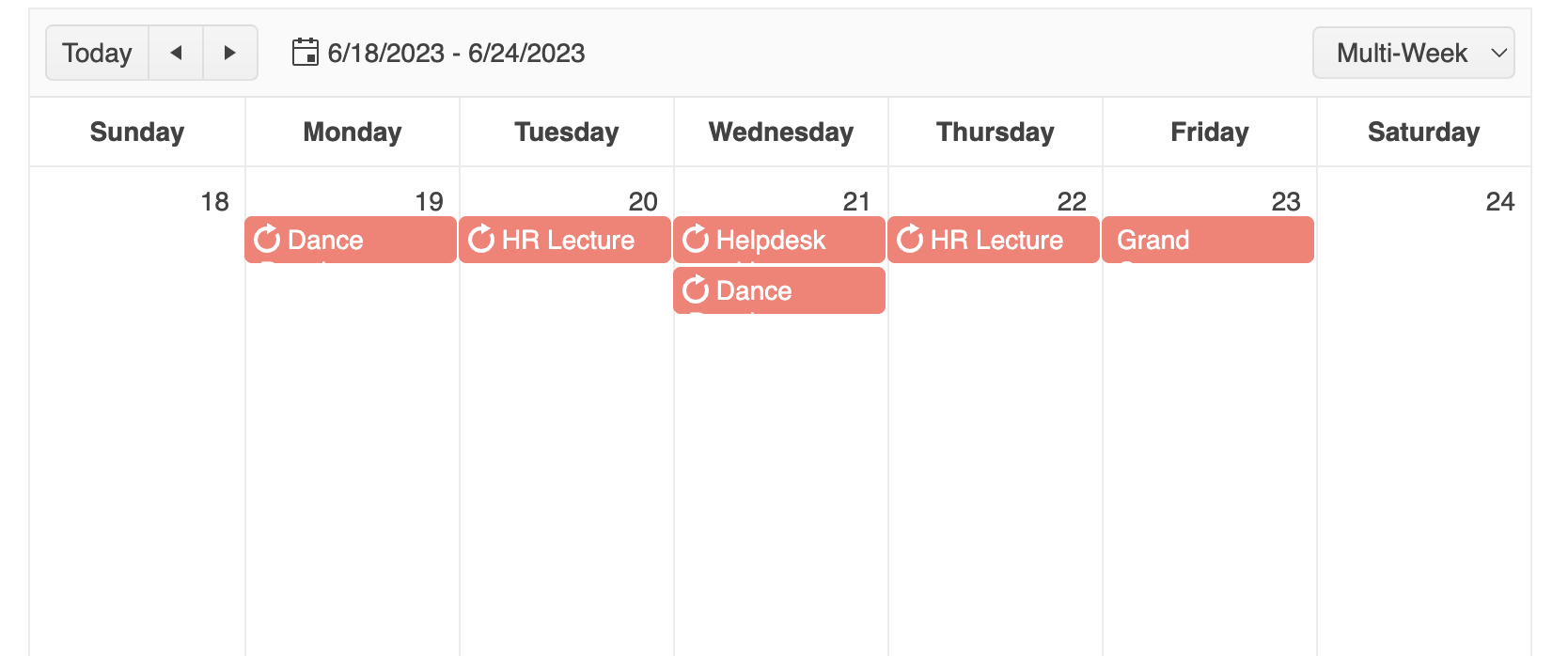 [Scheduler] Setting numberOfWeeks to 1 leads to unexpected rendering · Issue #4147 · telerik ...