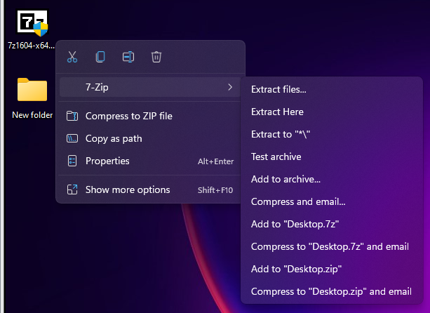 When select folder and single file in certain order, blank menu is displayed · Issue #30 ...