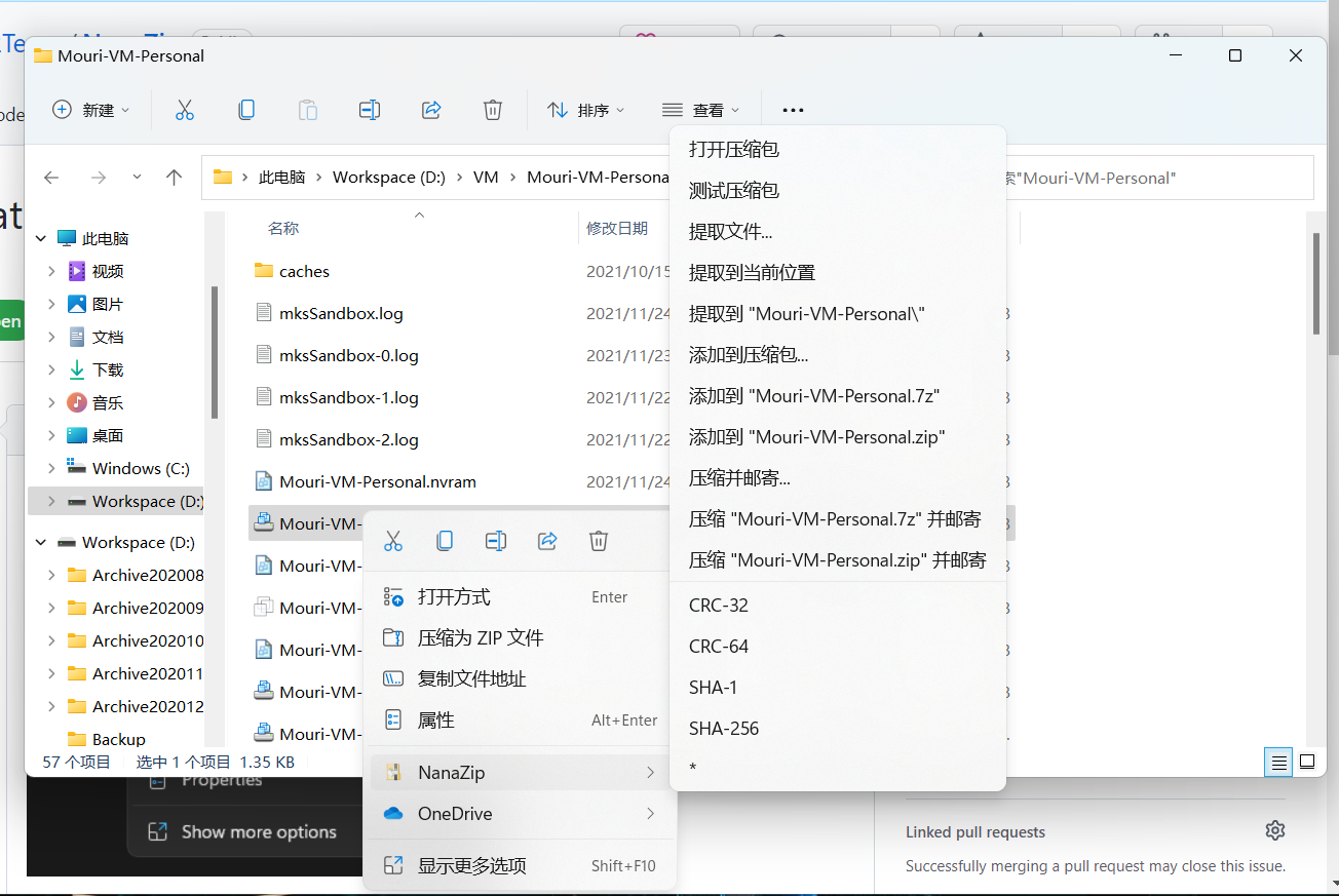 [Feature] Add support for .vmdk file extension to context menu · Issue #52 · M2Team/NanaZip · GitHub