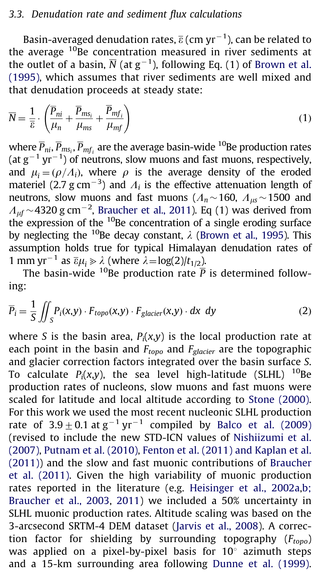 GitHub - yanyanwangesd/Erosion_from_detrital_Be10: Erosion rate ...