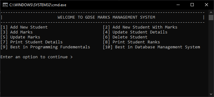 GitHub - JaninduChanuka/CMJD-Coursework1-Student-Marks-Management-System