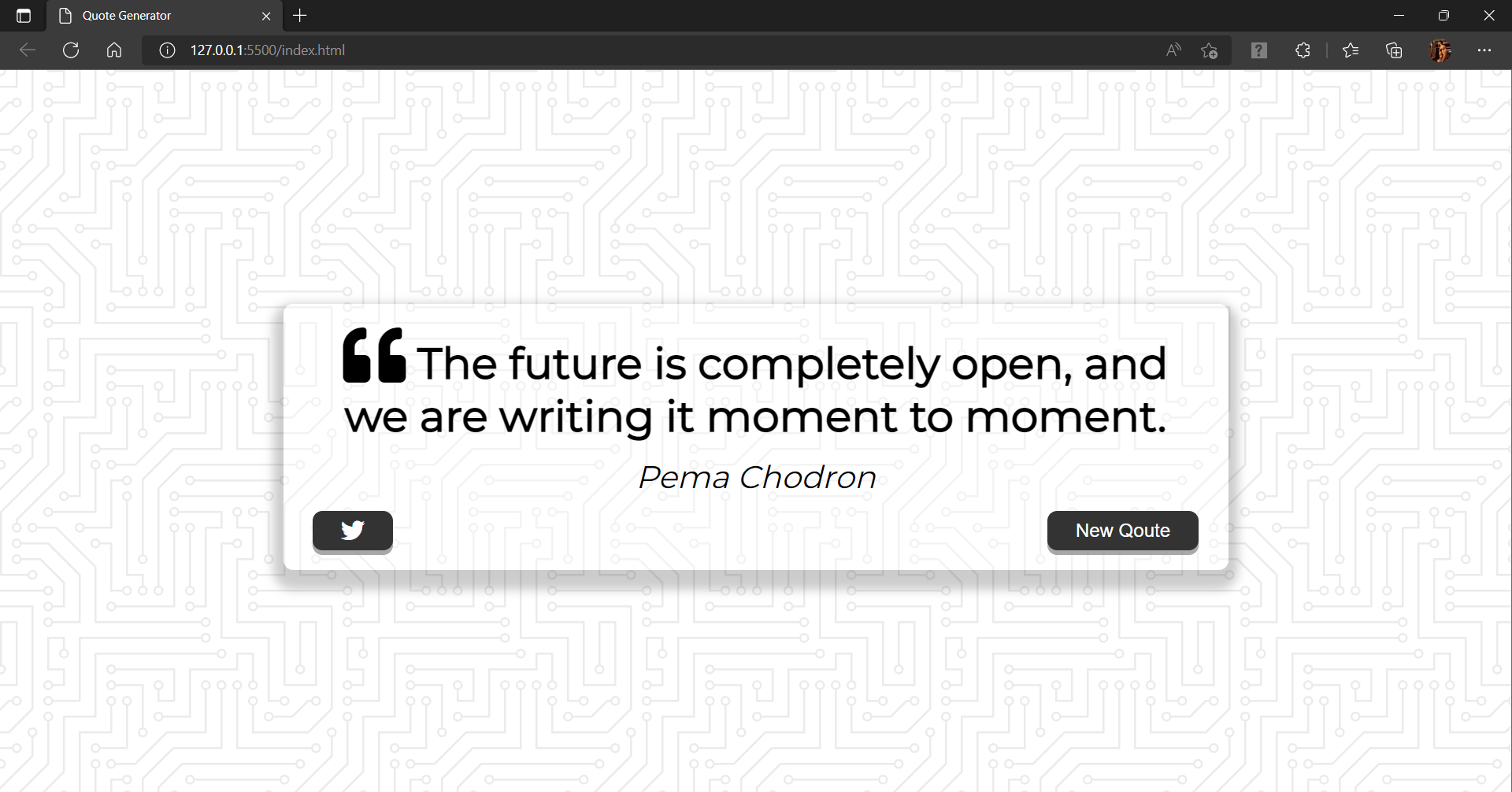 GitHub - Rejoy01/Quote_Generator: In this project, we’ll build a random quote generator that ...