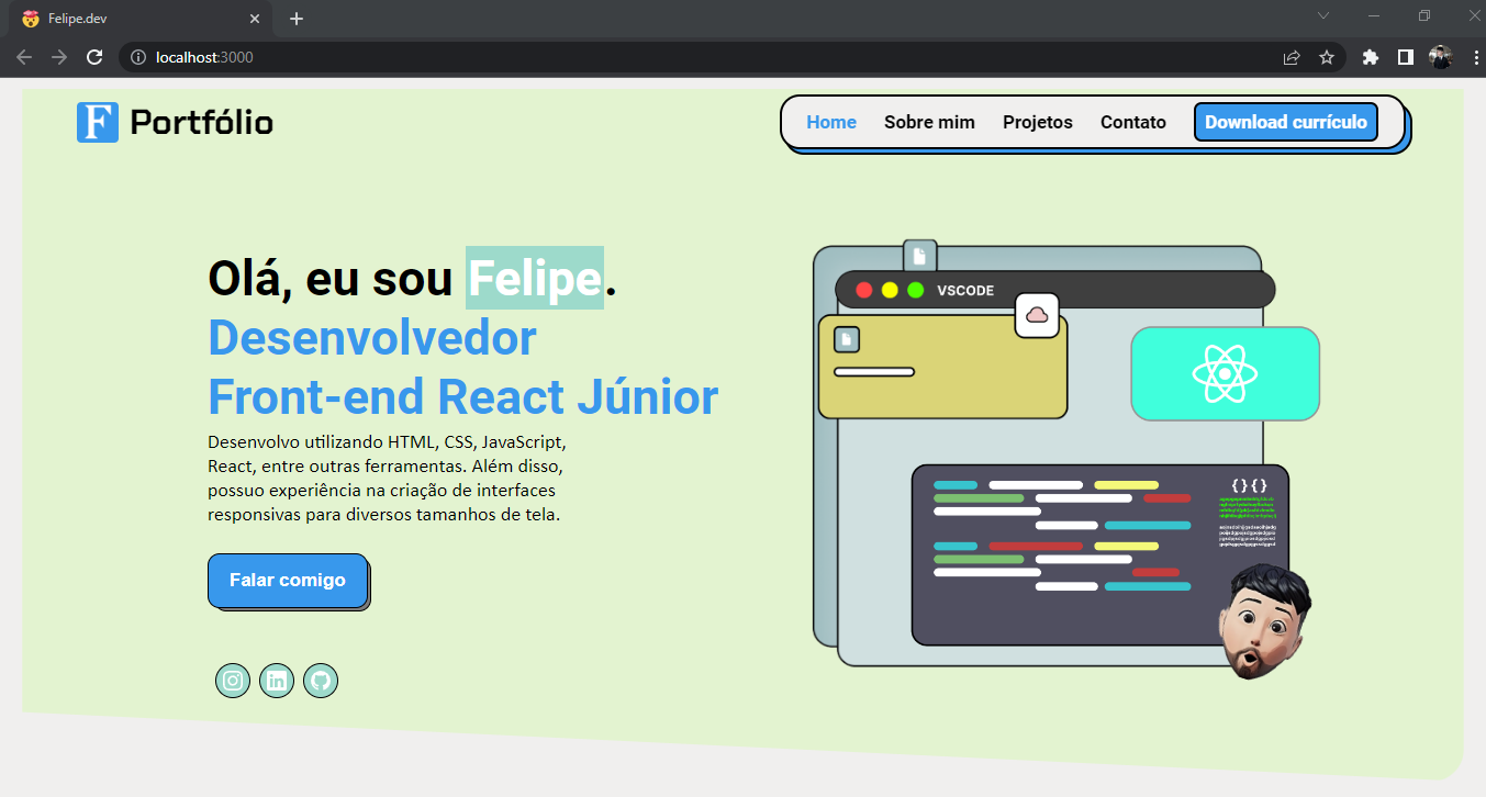 GitHub - FelipeRLH/Portfolio-Felipe: Este é meu portfólio pessoal.