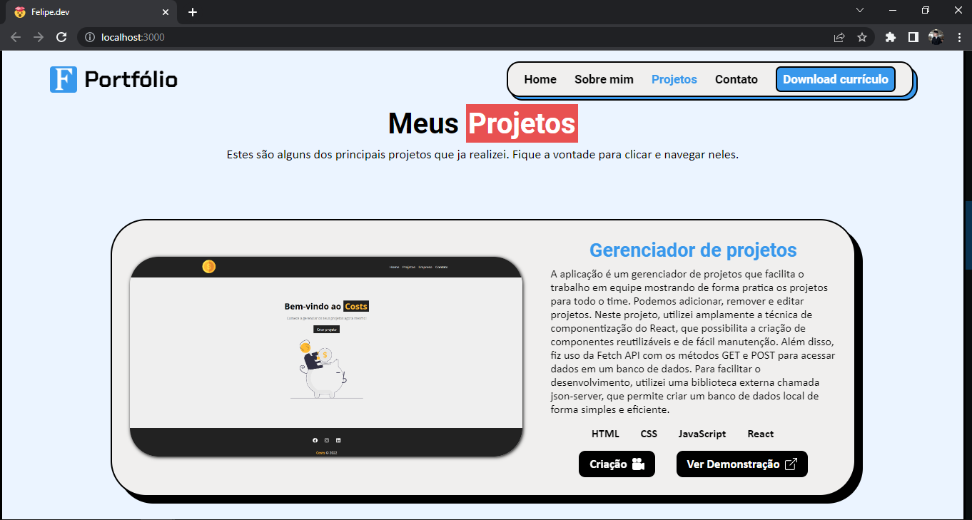 GitHub - FelipeRLH/Portfolio-Felipe: Este é meu portfólio pessoal.