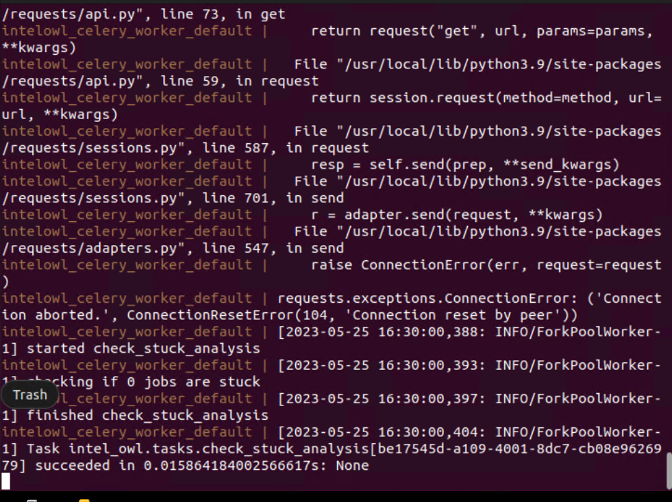 Error While Initial Run · Issue 1710 · Intelowlprojectintelowl · Github 