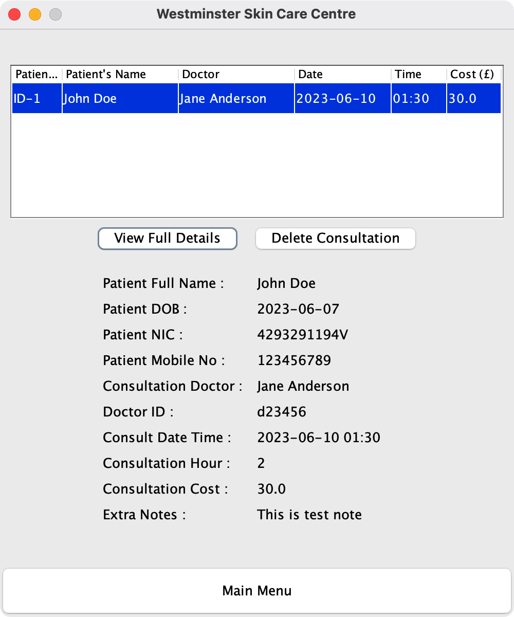 GitHub - rayaanr/Skin-Consultation-Centre: A management system program that uses OOP concepts ...