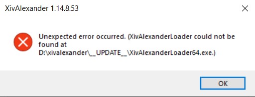 Cannot update · Issue #467 · Soreepeong/XivAlexander · GitHub