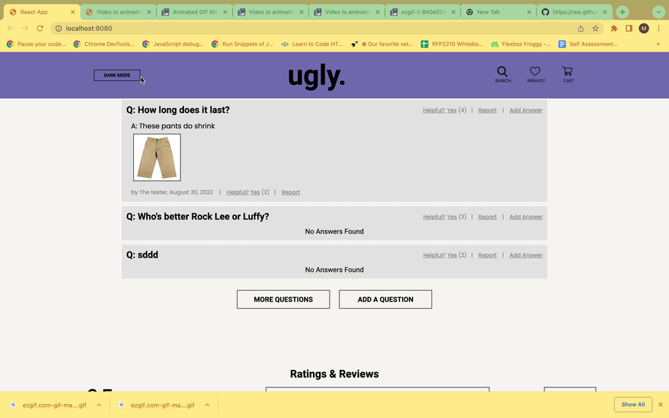 GitHub - TheUglyCompany/e-commerce-website: Our team wanted to create a functioning retail web ...