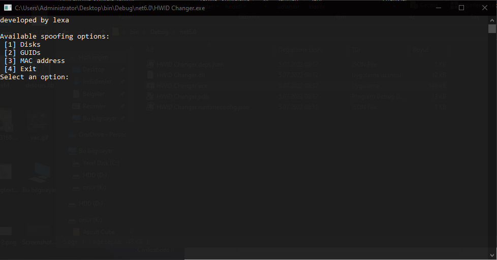 GitHub - lexa1337/Hardware-Id-Changer: My simple "Hardware Id (HWID)" changer.