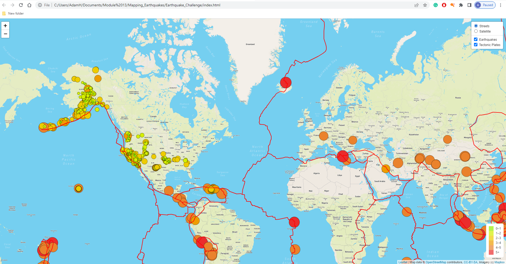 GitHub - AdamDunn22/Mapping_Earthquakes