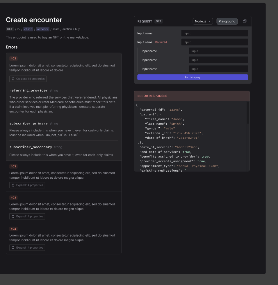 Show error responses and examples · Issue #1900 · fern-api/fern · GitHub