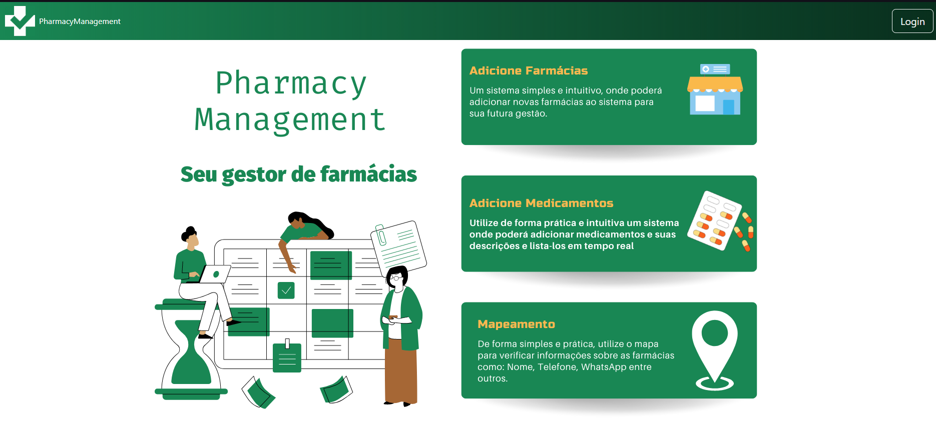 GitHub - juliomsilva/PharmacyManagement