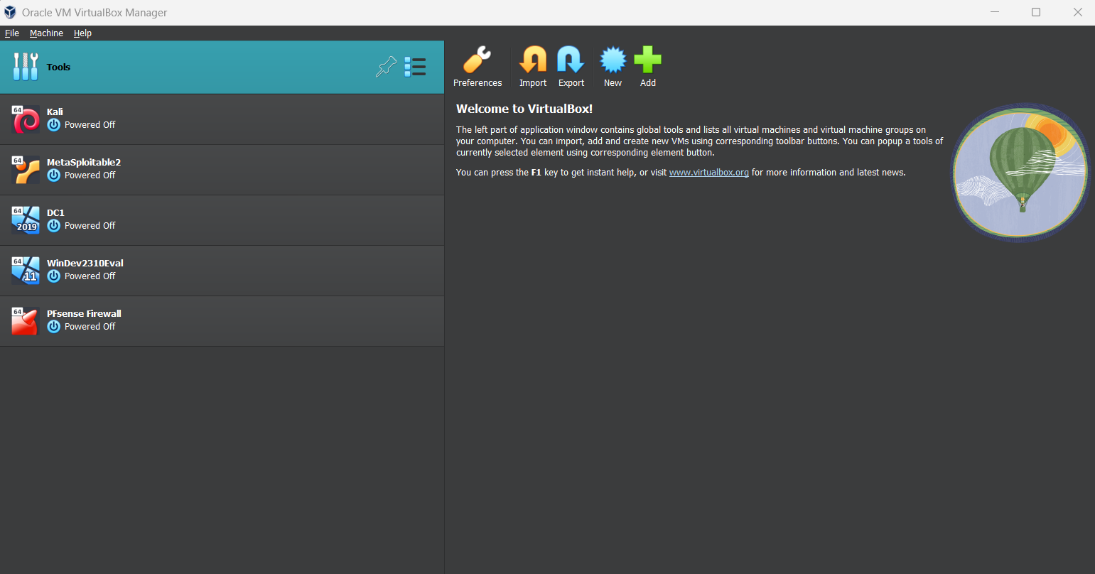 GitHub - Wfrestrepo/VirtualBox-Lab-Overview
