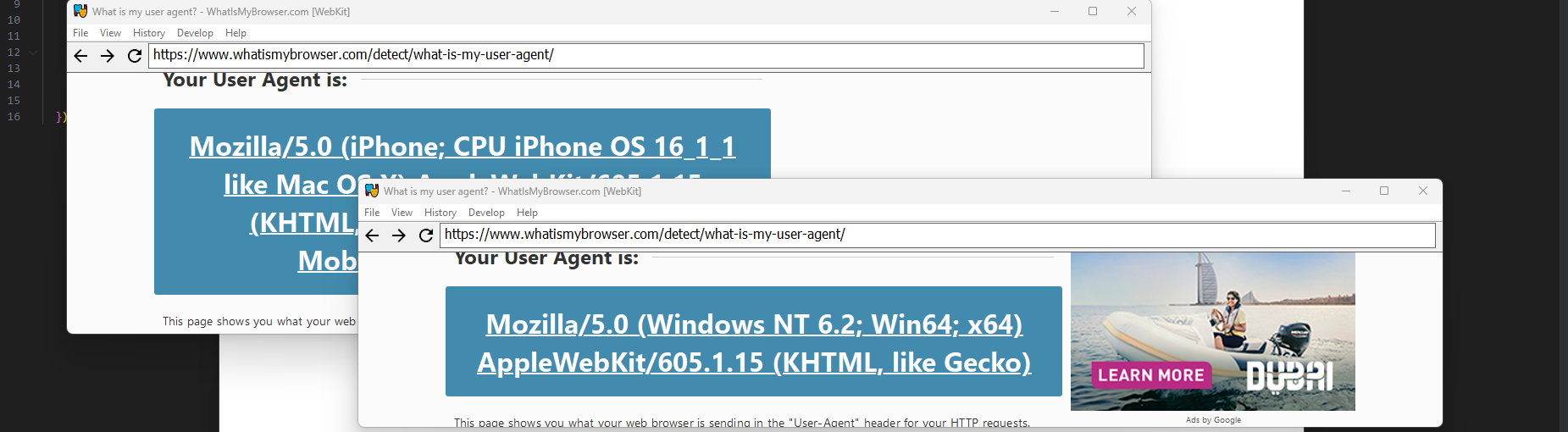 Bug Browsercontext Useragent Seems Not Working In Playwright Webkit After 1st Page · Issue