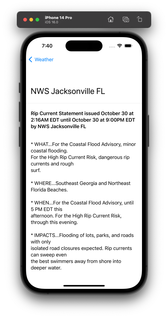GitHub - Linziil/Weather-SwiftUI: Created and compatible with Xcode 13.4