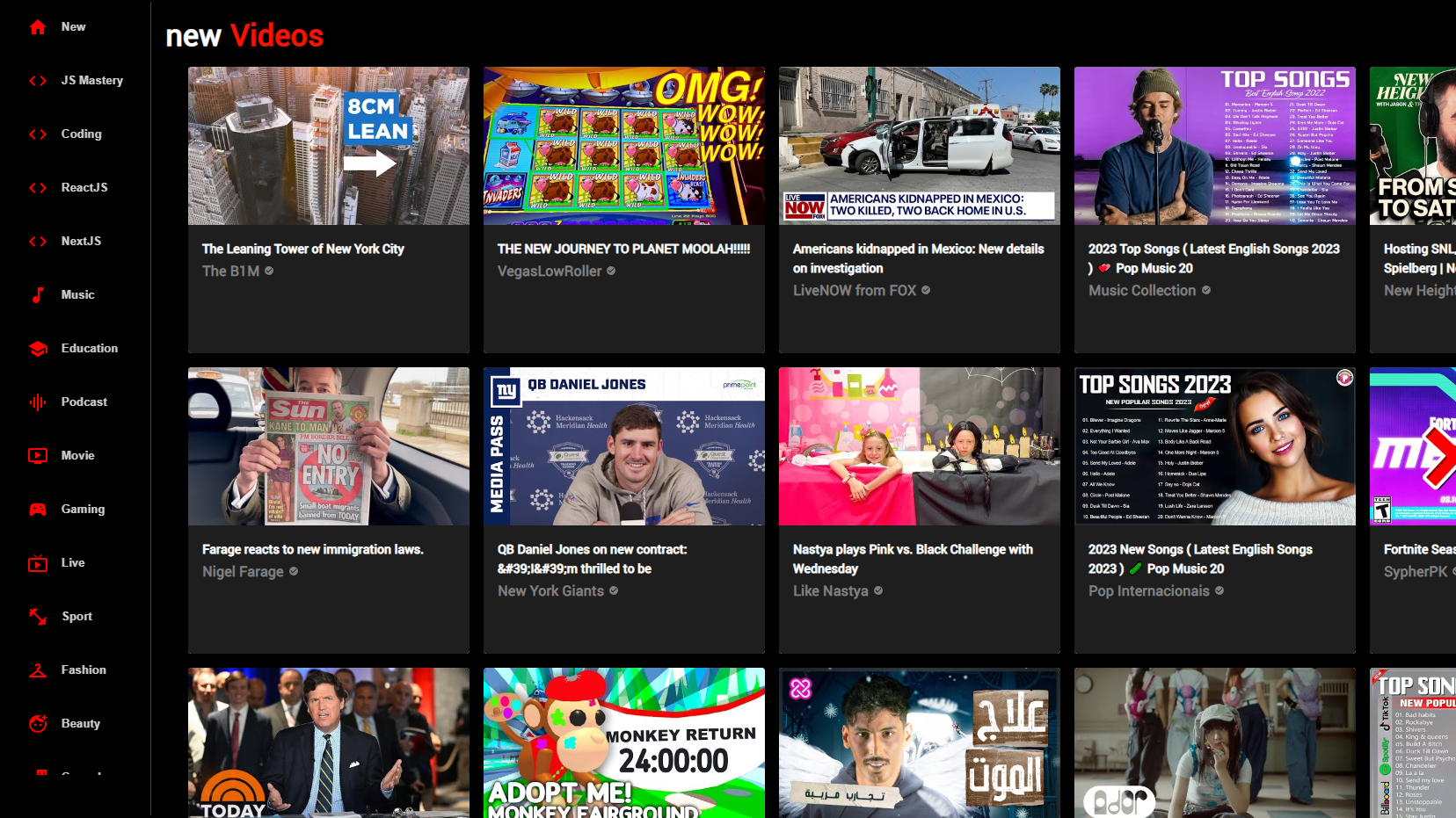 GitHub - mohammadzeyghami/youtube: Master modern web development by ...