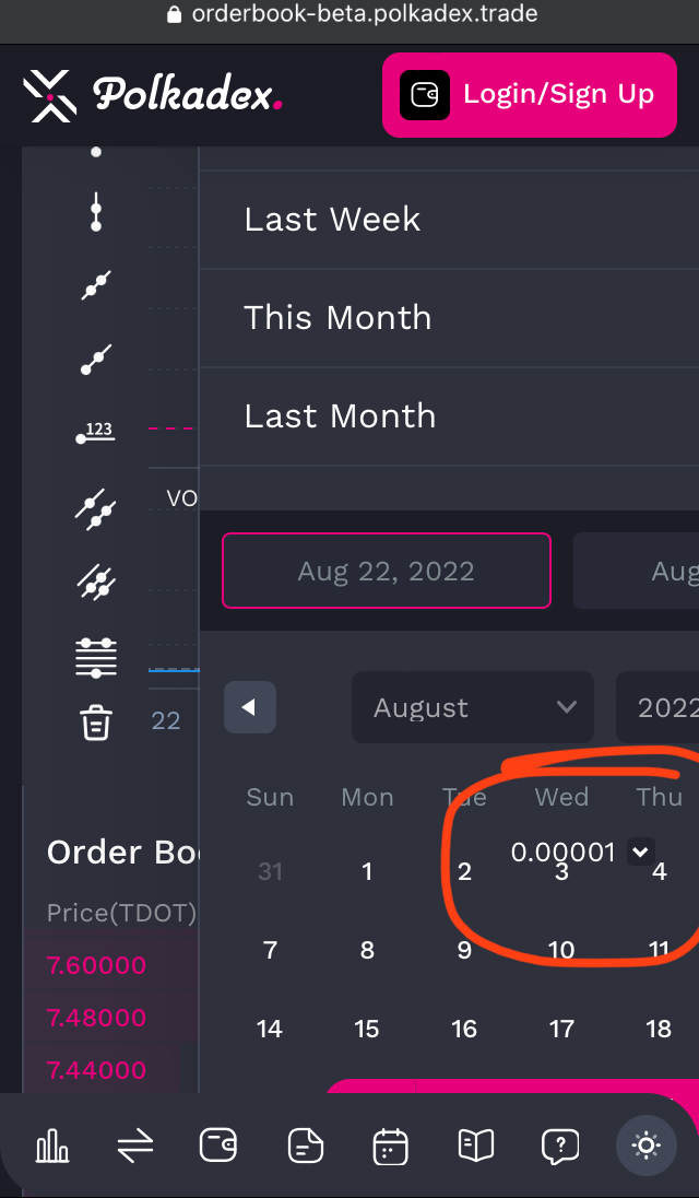 Price units and calendar widgets overlap! · Issue #250 · Polkadex-Substrate/Polkadex-Open-Beta ...