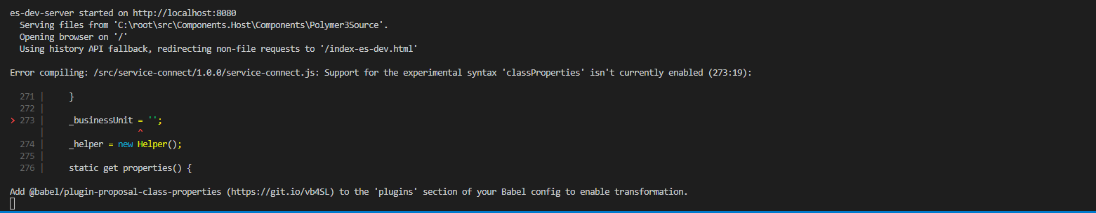 .babelrc interfering with --compatibility when running es-dev-server · Issue #822 · open-wc/open ...