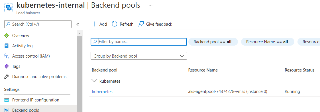 Azure load balancer incorrectly includes nodes from newly created node ...
