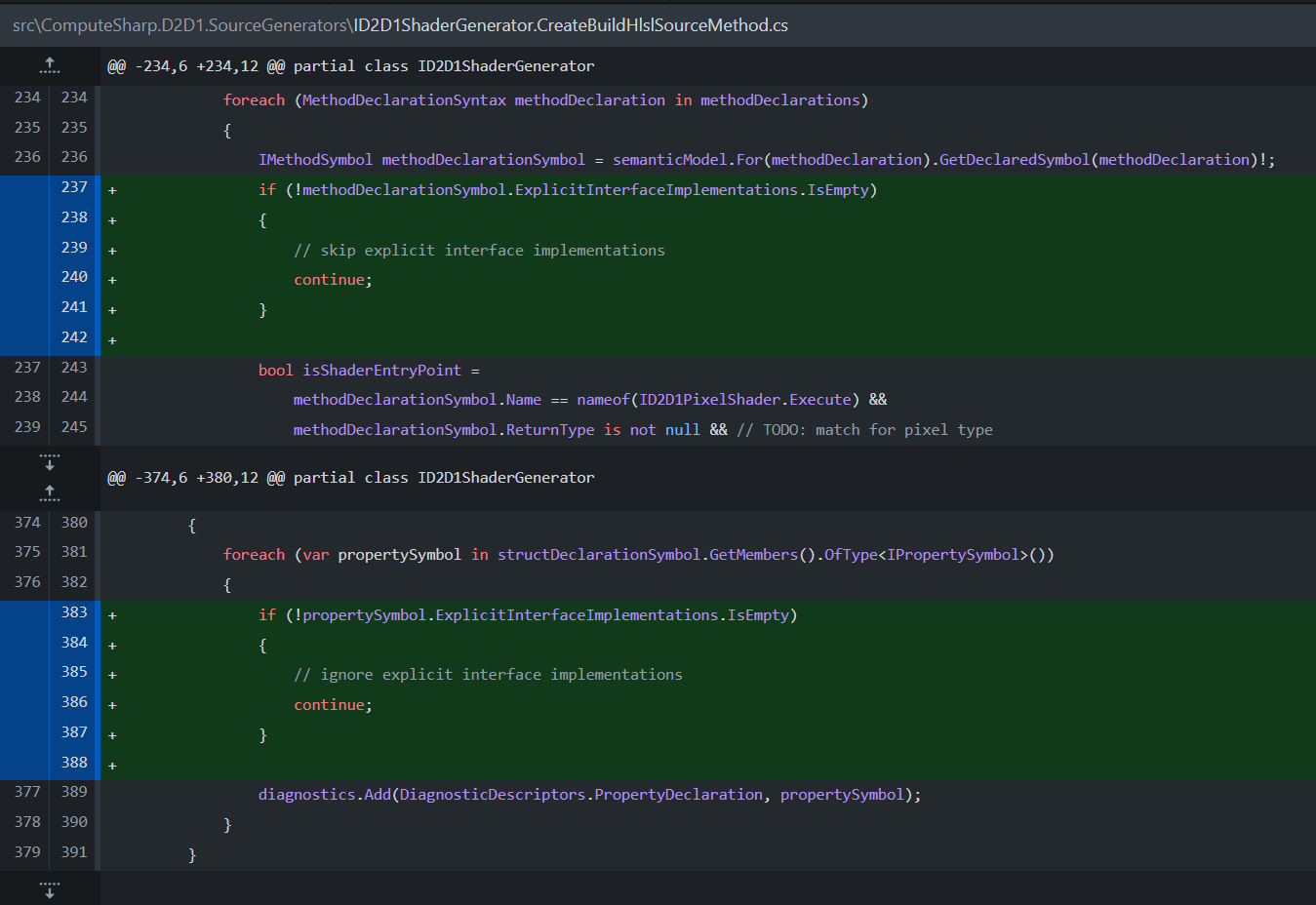 Source Generator Should Ignore Explicit Interface Implementations