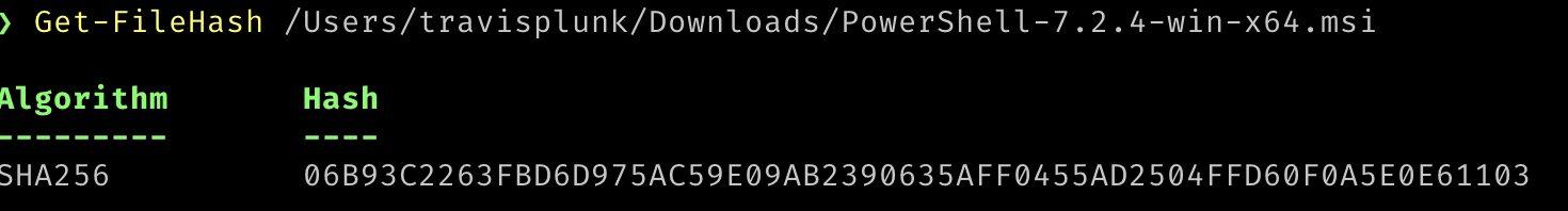 Incorrect Sha256 Hashes Of The Release Artifacts For Release V724 · Issue 17377 · Powershell