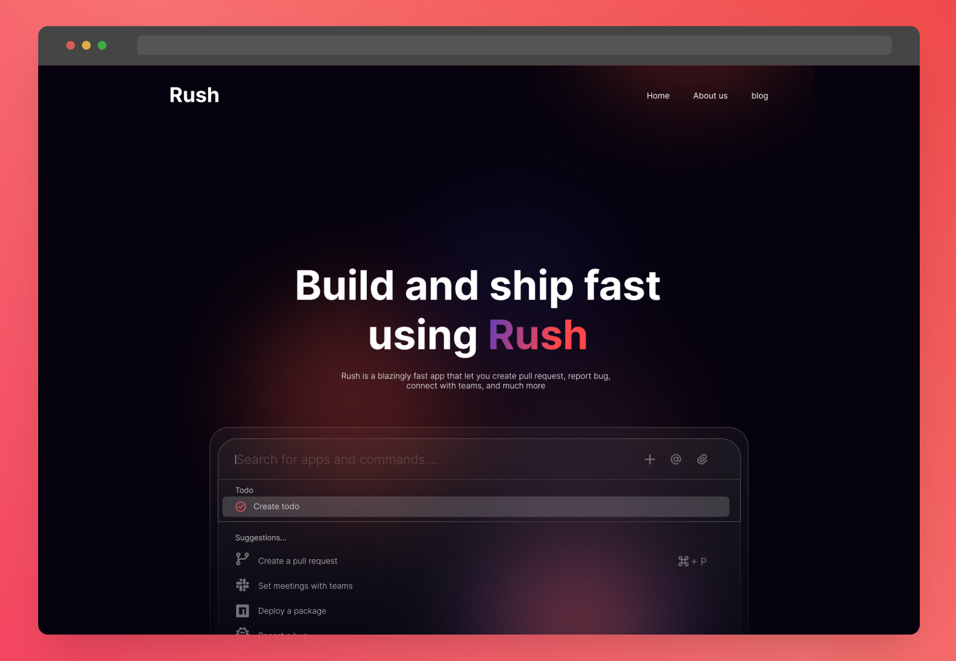 rush-devv · GitHub
