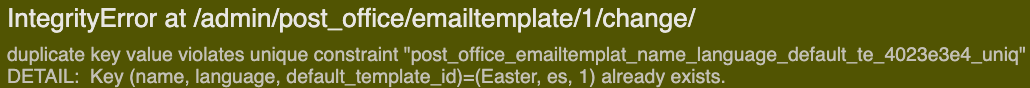 Duplicate Key Value Violates Unique Constraint · Issue 306 · Uidjango