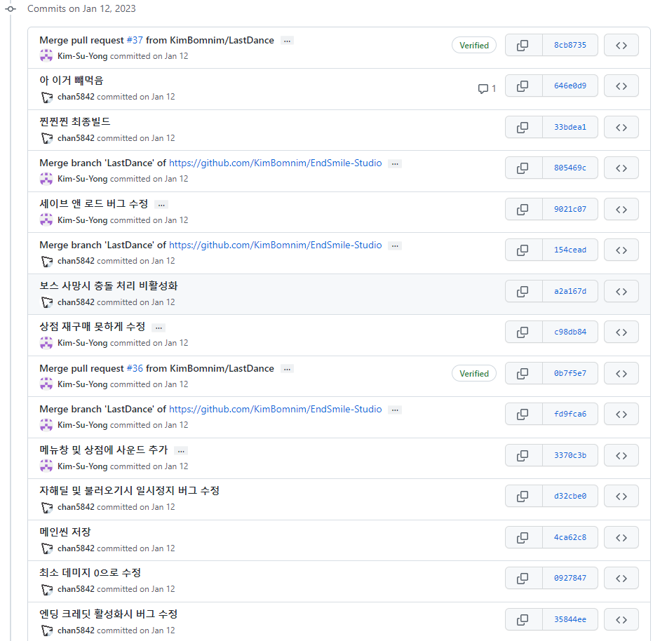 GitHub - Kim-Su-Yong/Last-Dance: 3D RPG 팀 프로젝트