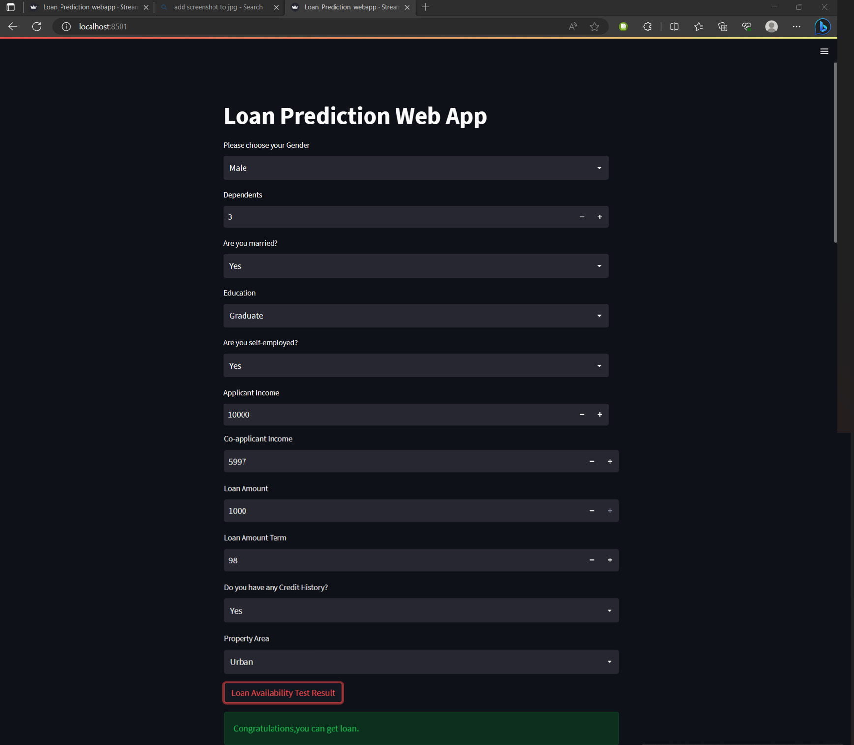 GitHub - singhsanam/Loan-Status-Prediction