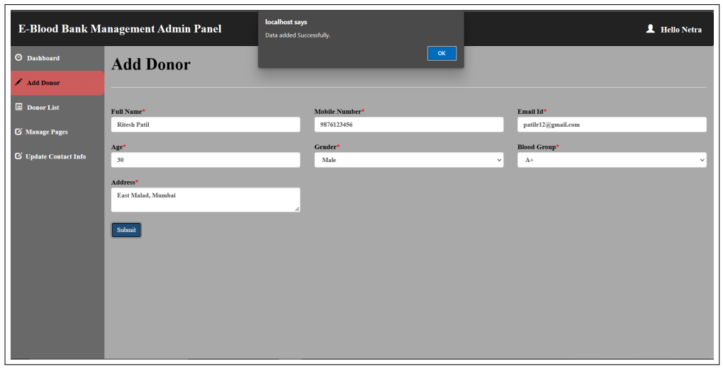 GitHub - ishawagh2002/E-Blood-Bank-Management-System: Website is very helpful for such blood ...