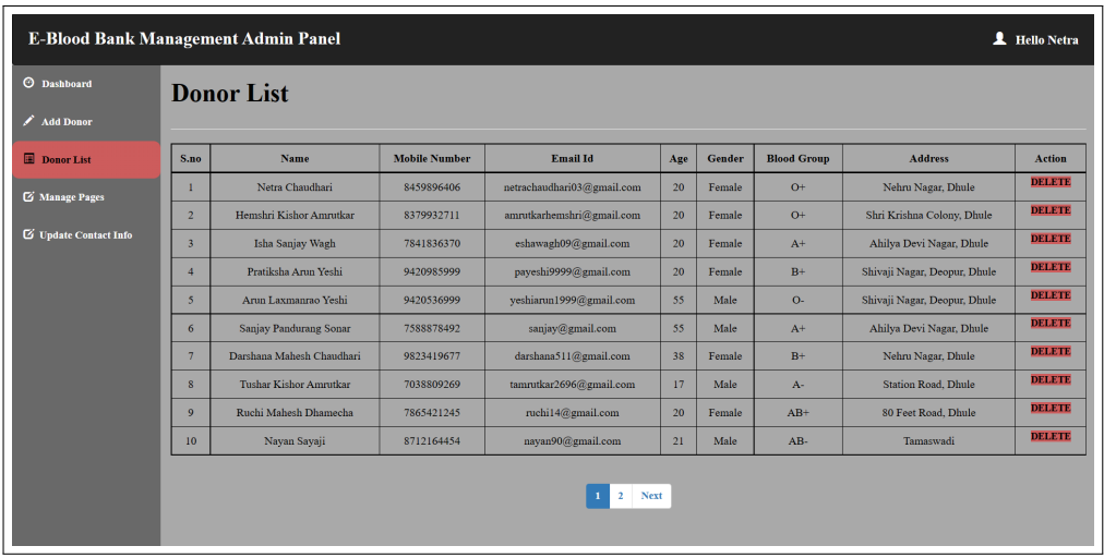 GitHub - ishawagh2002/E-Blood-Bank-Management-System: Website is very ...