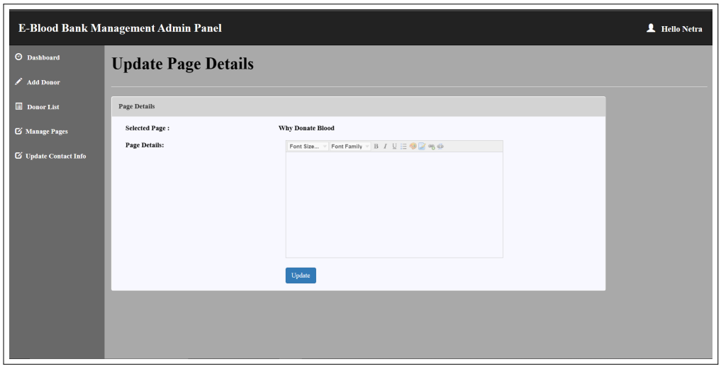 GitHub - ishawagh2002/E-Blood-Bank-Management-System: Website is very helpful for such blood ...