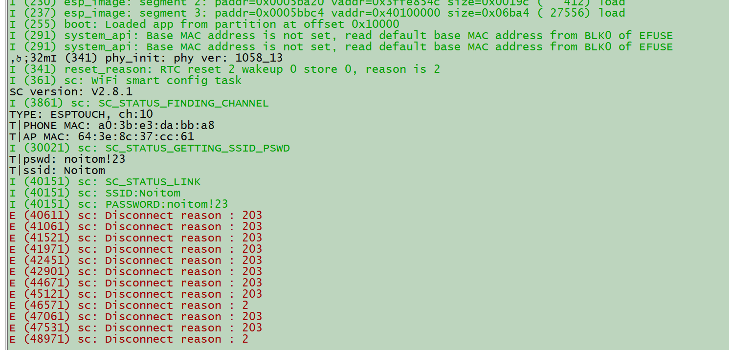 V32 分支, Ios12上使用esptouch Smart Config 无反应 Git8266o 403 · Issue 832