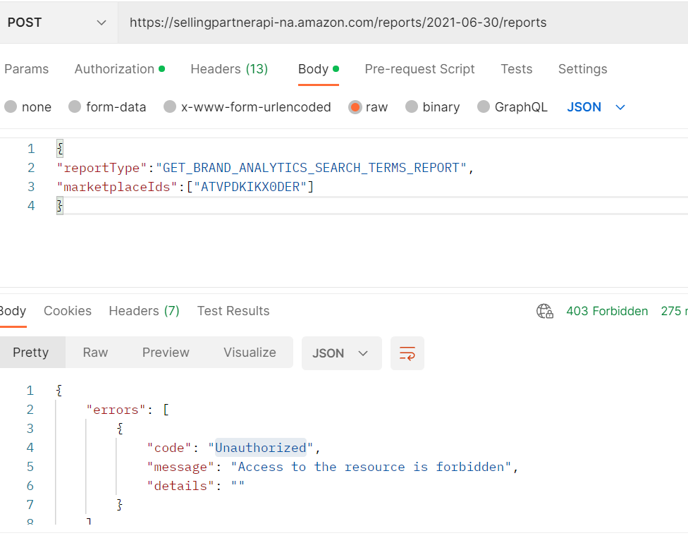 [BUG] GET_BRAND_ANALYTICS_SEARCH_TERMS_REPORT · Issue #2006 · amzn/selling-partner-api-models ...