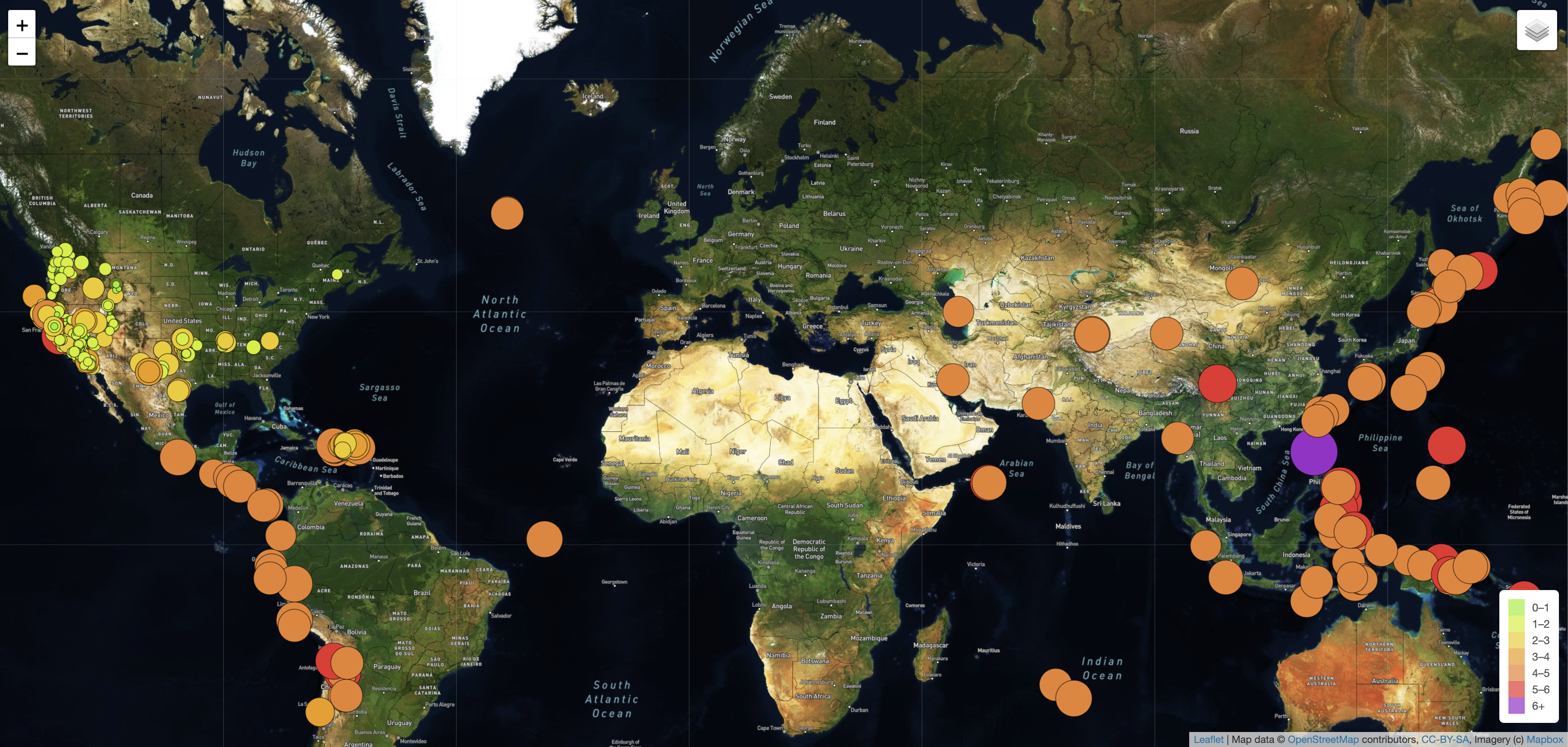 GitHub - MRLinares/mapping_earthquakes: using leaflet to visualize ...