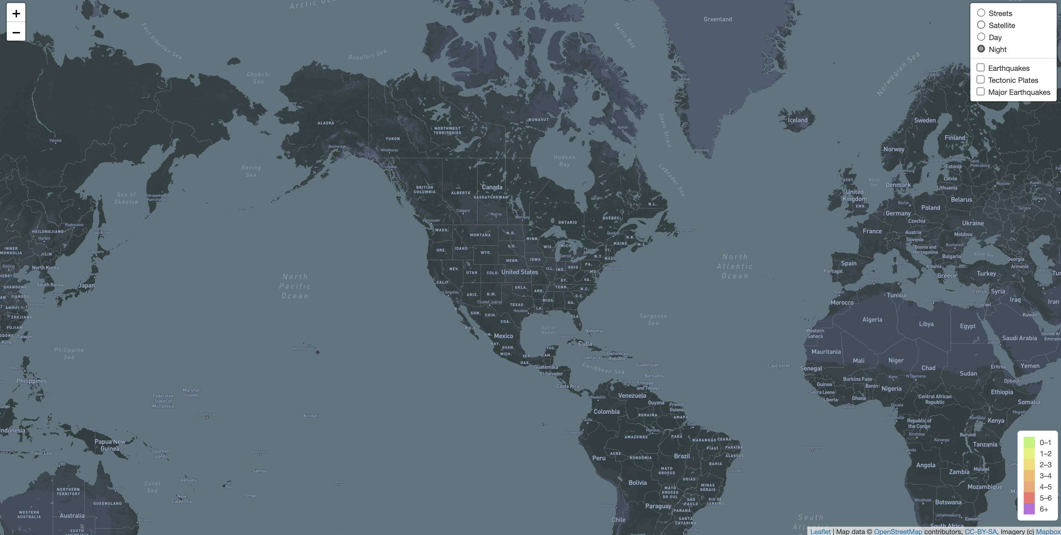 Github Mrlinares Mapping Earthquakes Using Leaflet To Visualize