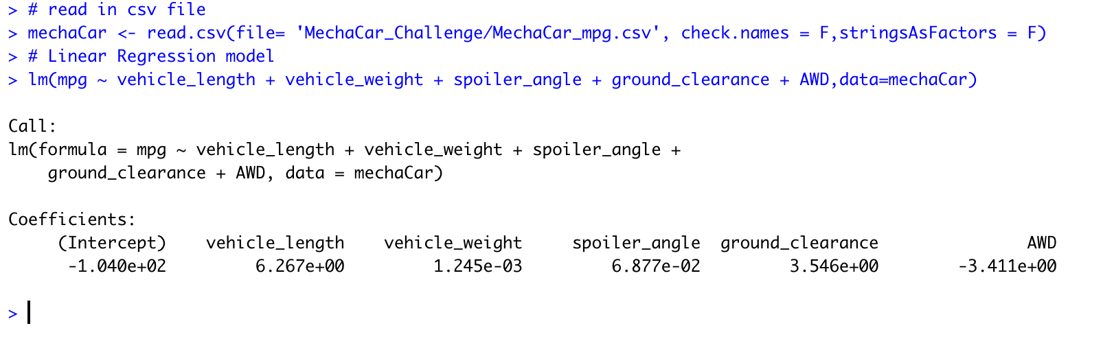 GitHub - MRLinares/MechaCar_Statistical_Analysis