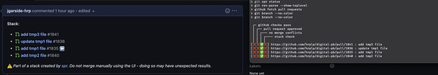 bug: incorrect stack order in PR · Issue #277 · ejoffe/spr · GitHub